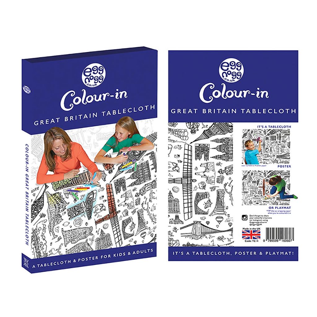 Colour-in Great Britain Giant Poster/Tablecloth - BRITISH design ...