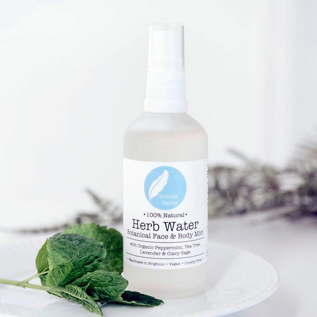 Herb Water Face & Body Mist - BRITISH design BRITISH made