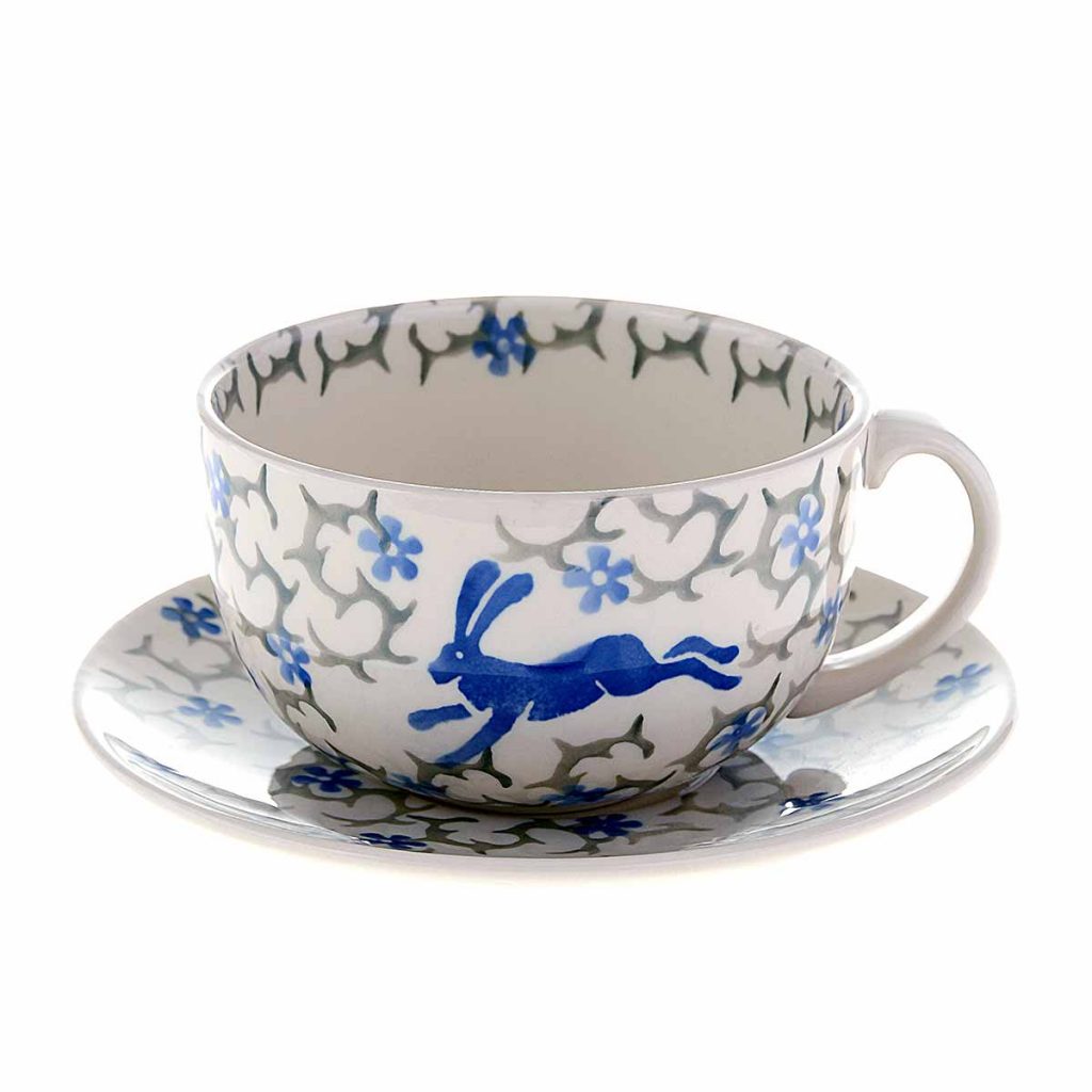 Blue Hare Mug - BRITISH design BRITISH made