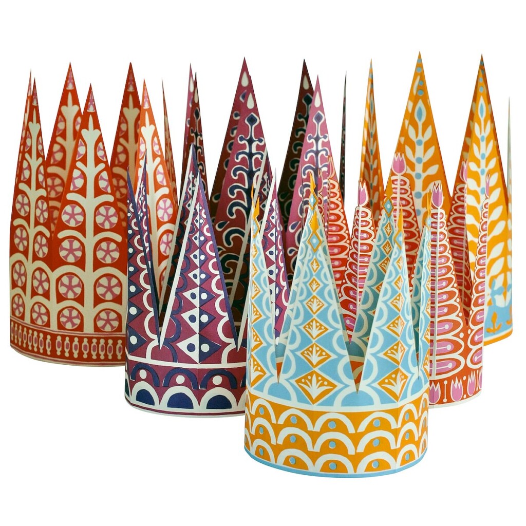 Six Extravagant Paper Crowns - BRITISH design BRITISH made